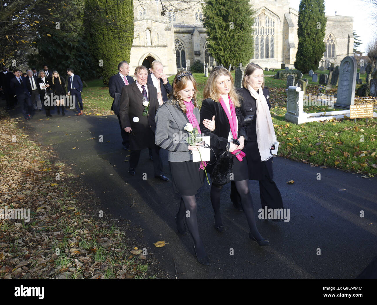 Pat Eddery Funeral Stock Photo - Alamy