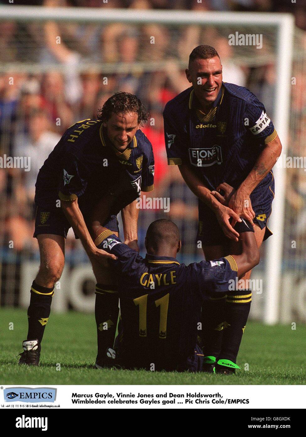 Soccer - F.A Carling Premiership - Wimbledon v Liverpool. Marcus Gayle ...