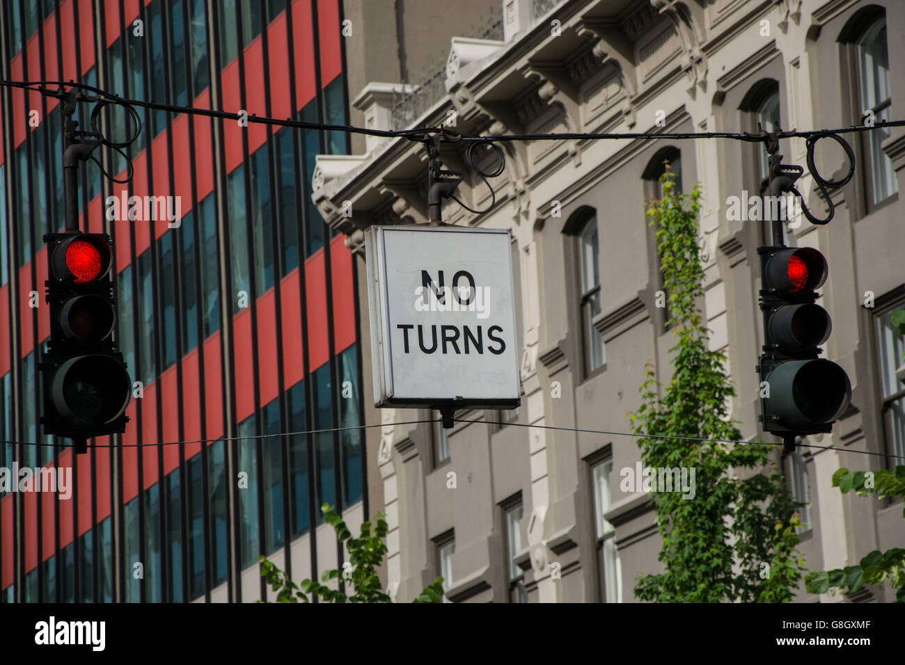 No turns traffic sign hi-res stock photography and images - Alamy