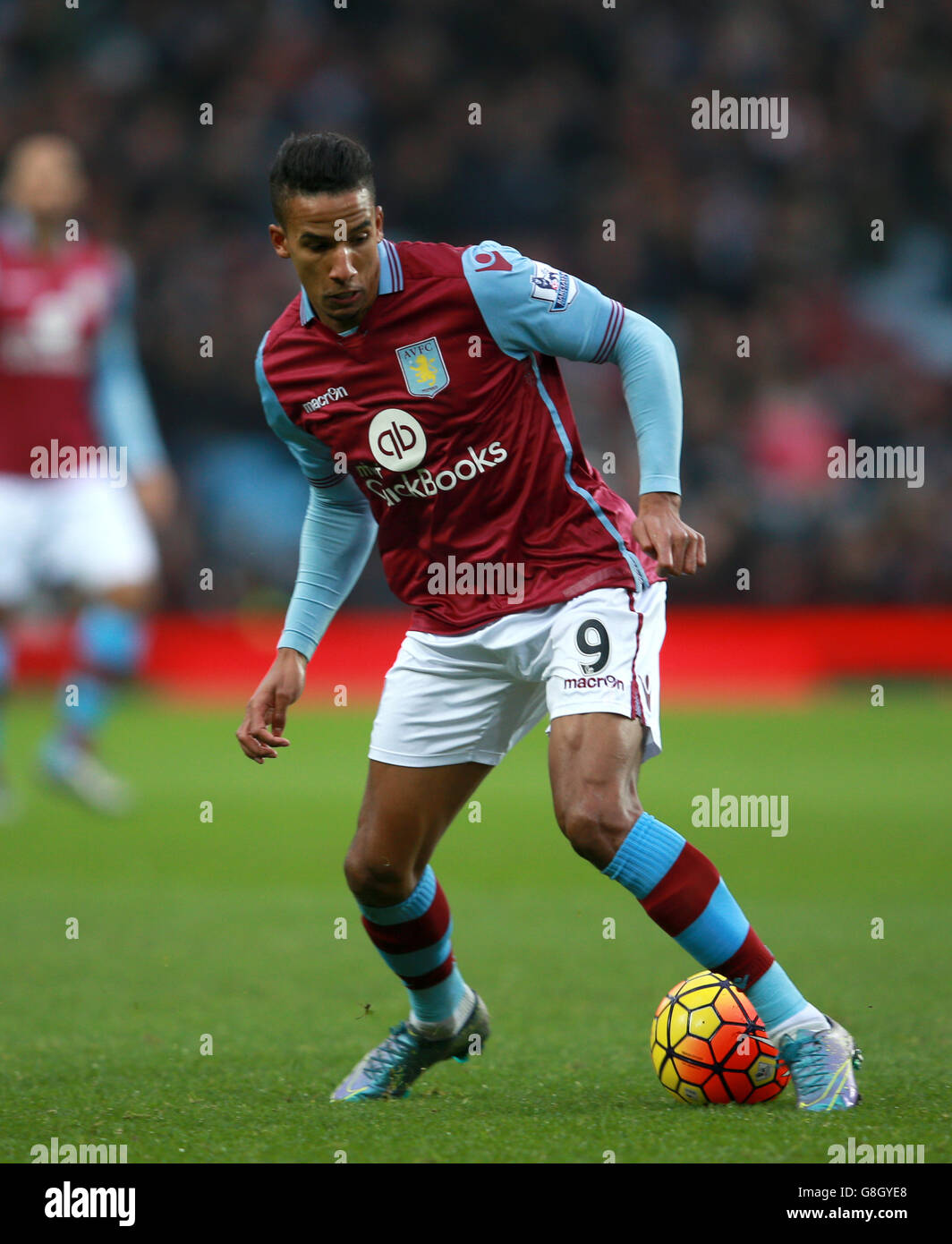 Aston Villa's Scott Sinclair during the Barclays Premier League match ...