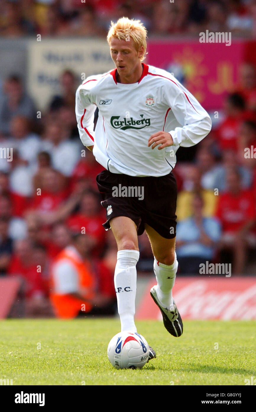 Soccer - Friendly - Wrexham v Liverpool - The Racecourse Ground Stock ...