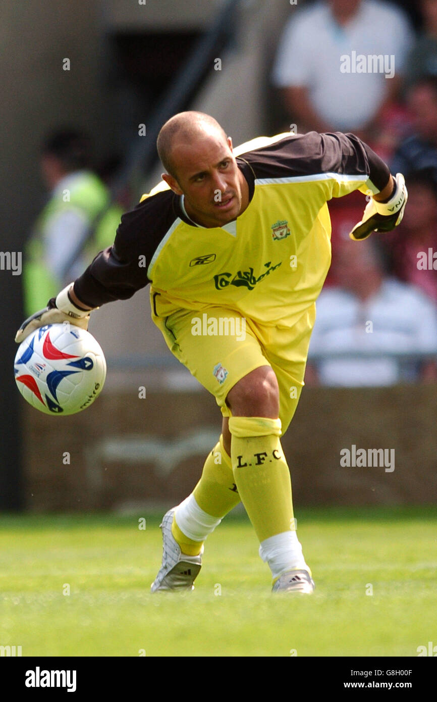 Soccer - Friendly - Wrexham v Liverpool - The Racecourse Ground Stock ...