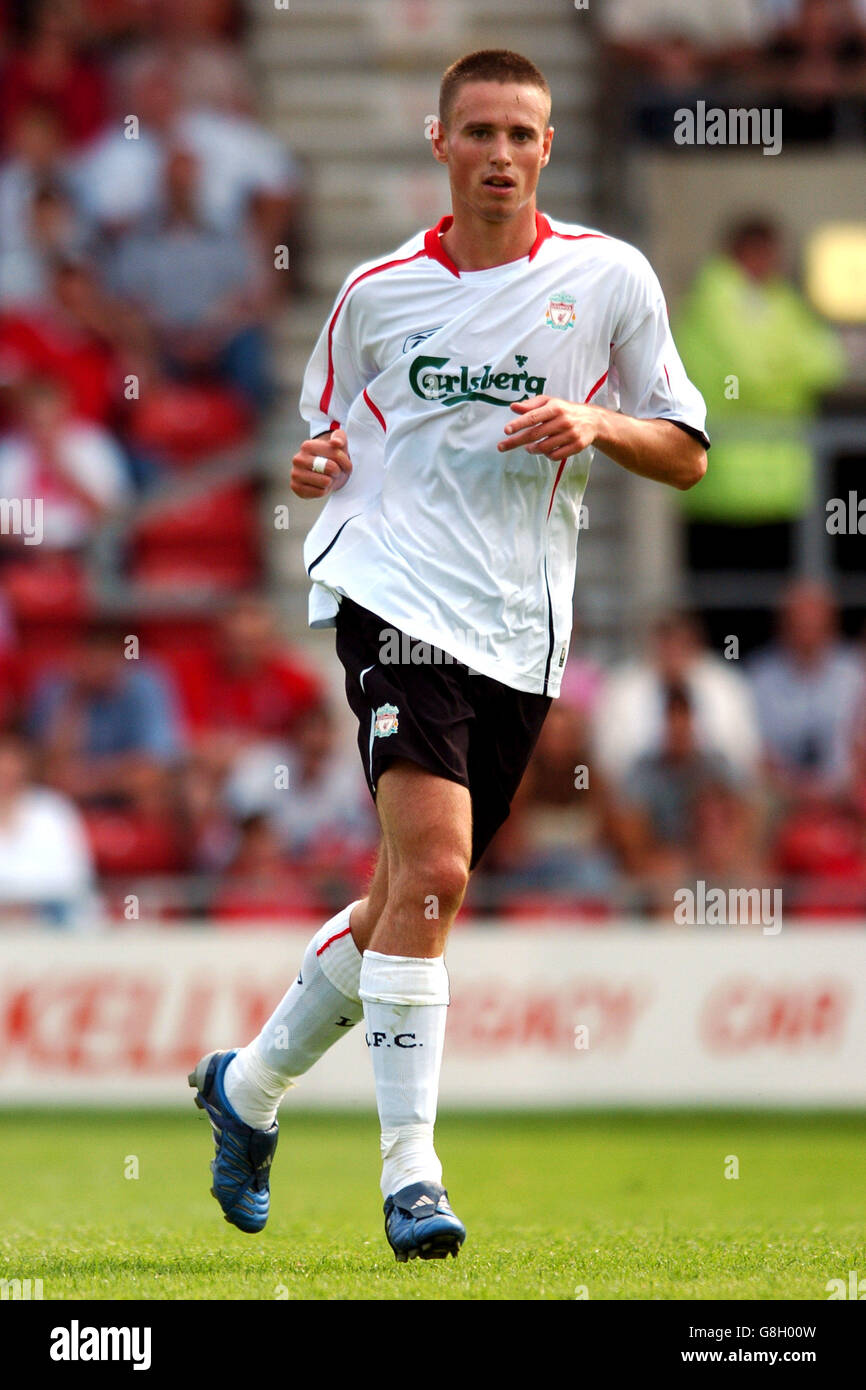 Soccer - Friendly - Wrexham v Liverpool - The Racecourse Ground Stock ...