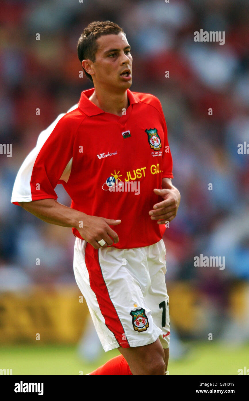 Soccer friendly wrexham v liverpool the racecourse ground hi-res stock ...