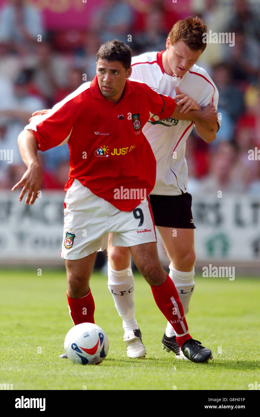 Soccer - Friendly - Wrexham v Liverpool - The Racecourse Ground Stock ...