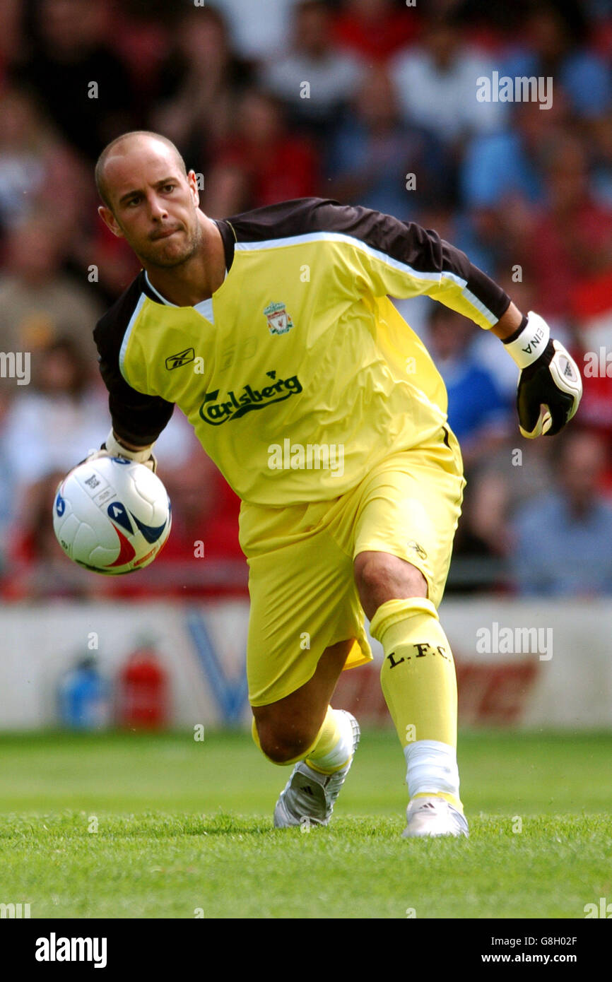 Soccer - Friendly - Wrexham v Liverpool - The Racecourse Ground Stock ...