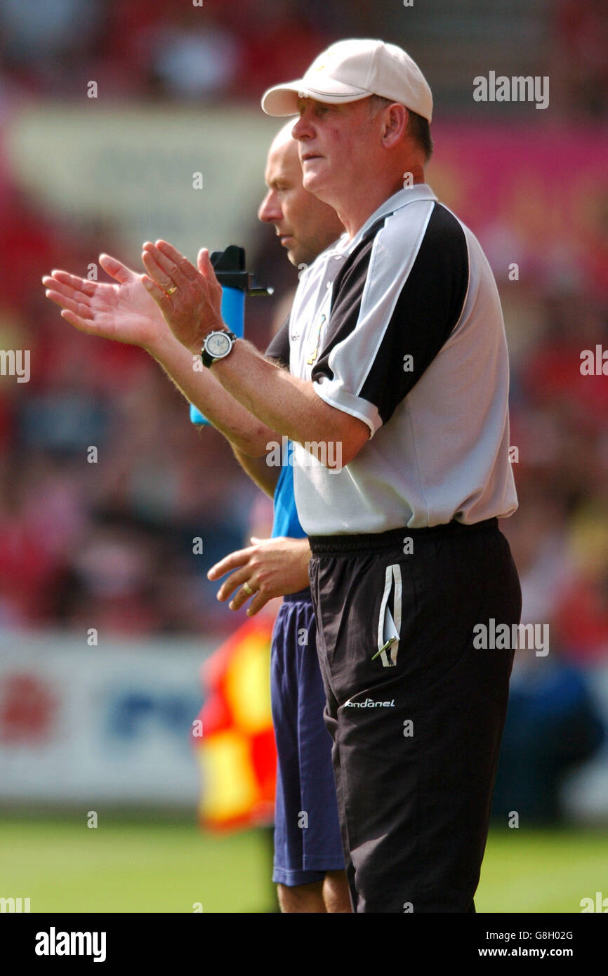 Soccer - Friendly - Wrexham v Liverpool - The Racecourse Ground Stock ...