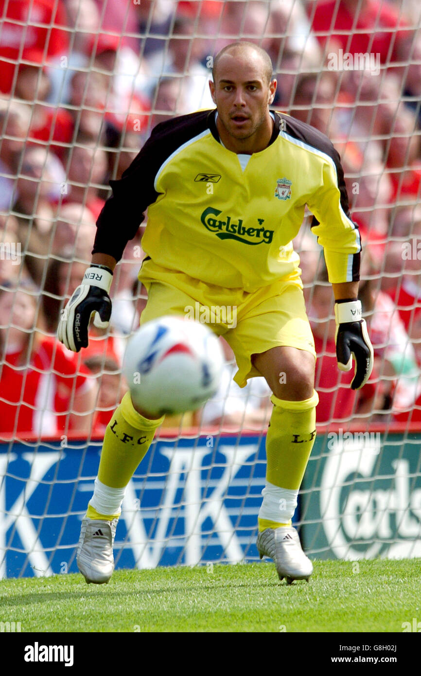 Soccer - Friendly - Wrexham v Liverpool - The Racecourse Ground Stock ...