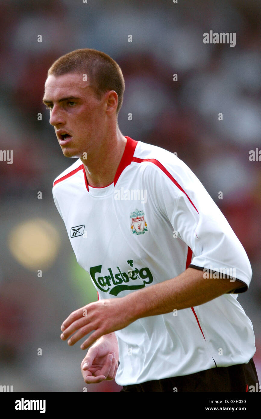Soccer - Friendly - Wrexham v Liverpool - The Racecourse Ground Stock ...