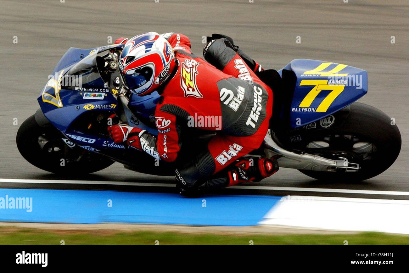 Great britains james ellison in action during free practice hi-res ...