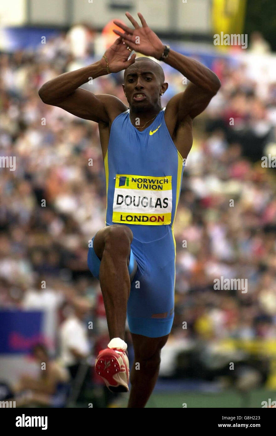 Great Britain's Nathan Douglas competes in the men's Triple Jump Stock ...