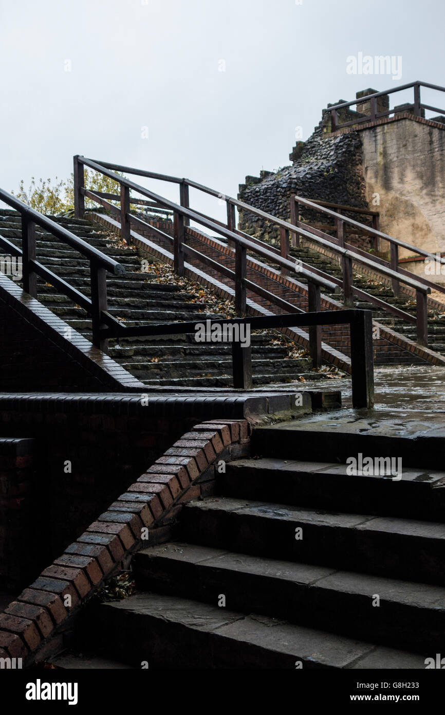 Old Stairs outdoors Manchester UK Stock Photo - Alamy