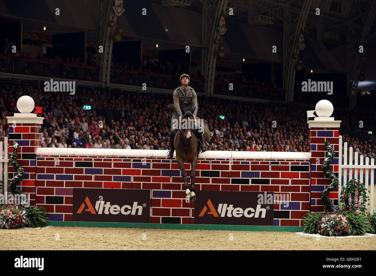 Italy's Emanuele Gaudiano riding Amorado Odth competes in the Alltech ...