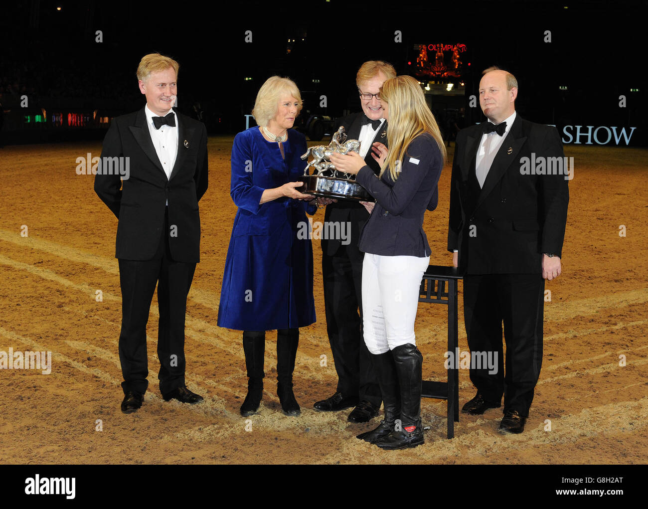 Royal visit to the Olympia London International Horse Show Stock Photo ...
