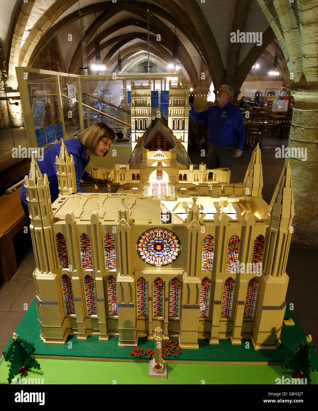 Durham Cathedral in Lego Stock Photo - Alamy