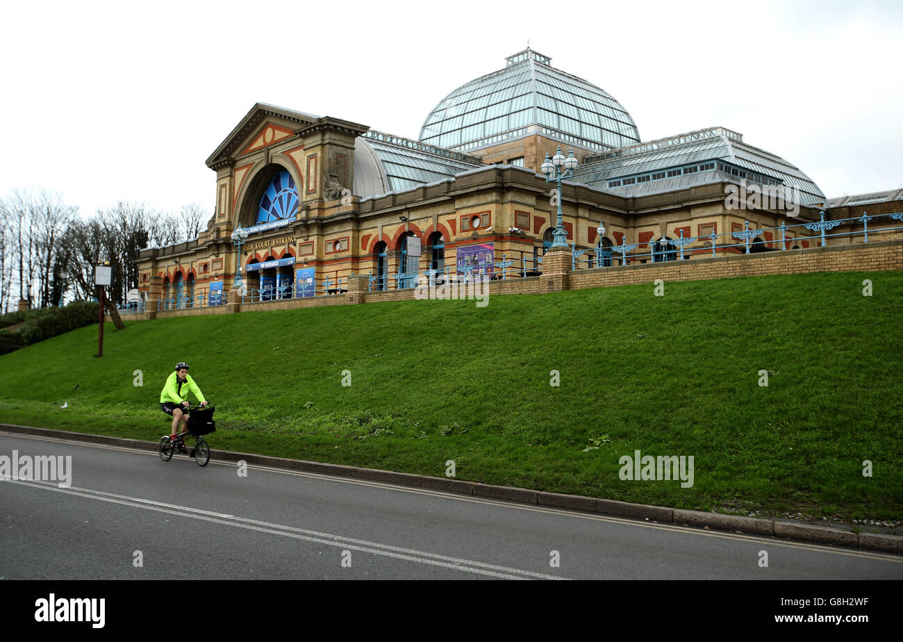 General view of Alexandra Palace during day two of the William Hill PDC ...