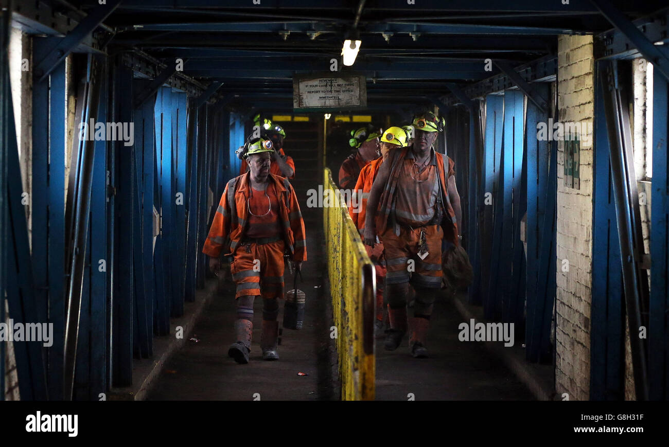 Kellingley Colliery closure Stock Photo - Alamy