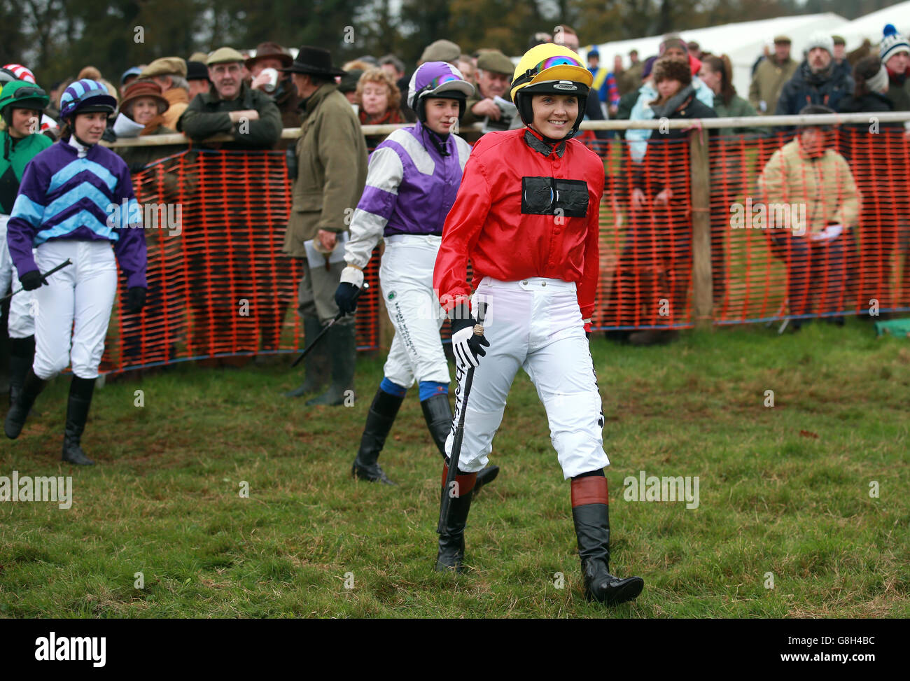 Victoria pendleton point point meeting black forest lodge hi-res stock ...