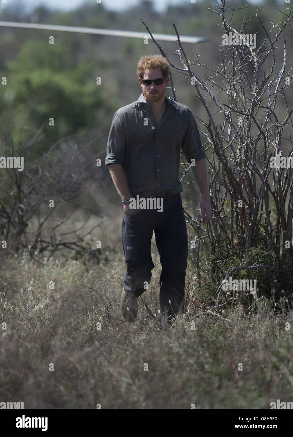 Prince harry visiting a crime scene hi-res stock photography and images ...