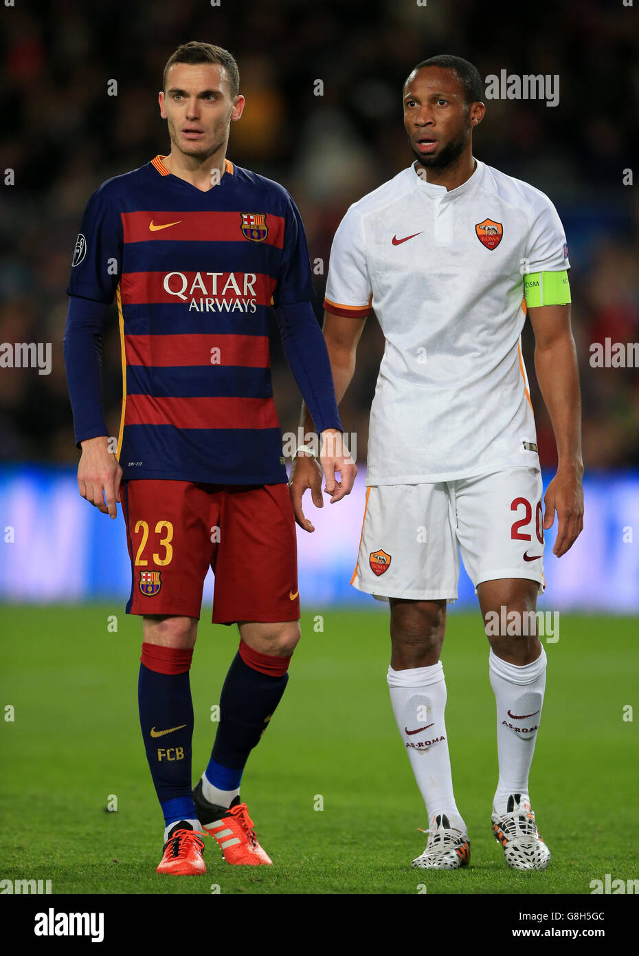 Barcelona v Roma - UEFA Champions League - Group E - Camp Nou Stock ...
