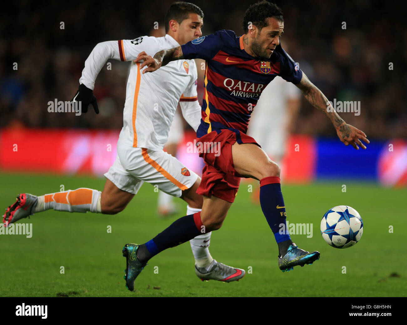 Barcelona v Roma - UEFA Champions League - Group E - Camp Nou Stock ...
