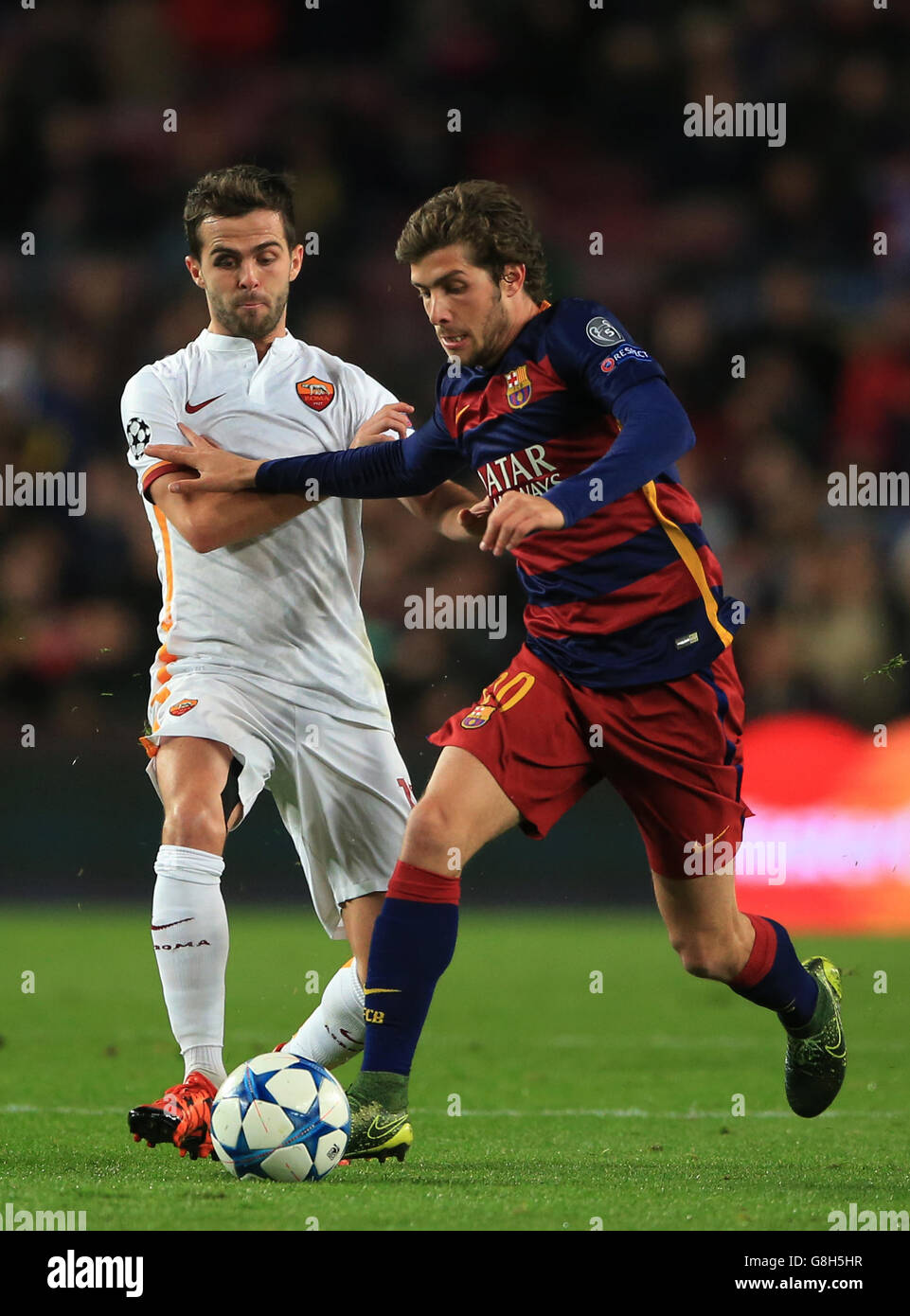 Barcelona v Roma - UEFA Champions League - Group E - Camp Nou Stock ...