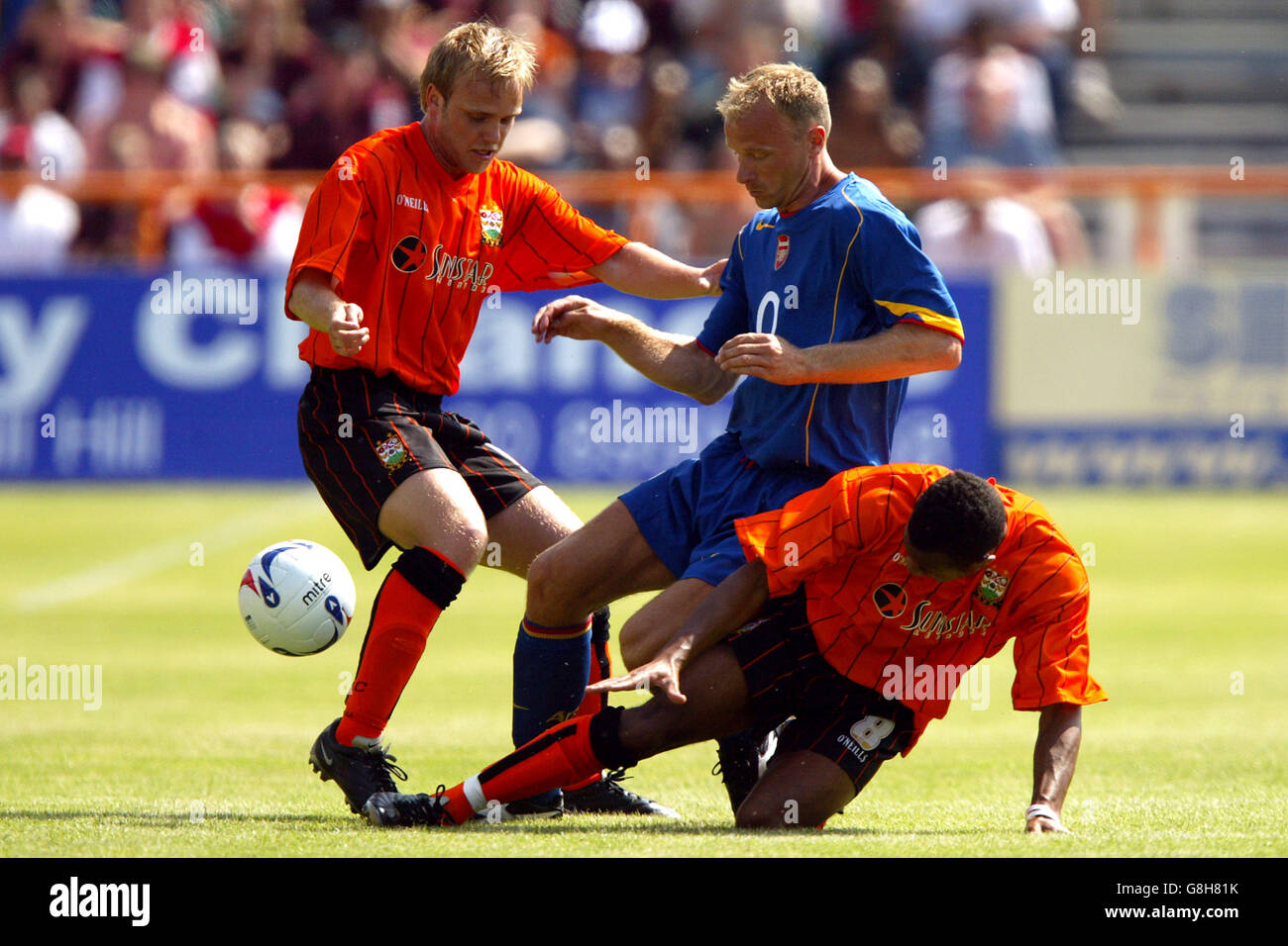 Soccer - Friendly - Barnet v Arsenal - Underhill Stock Photo - Alamy