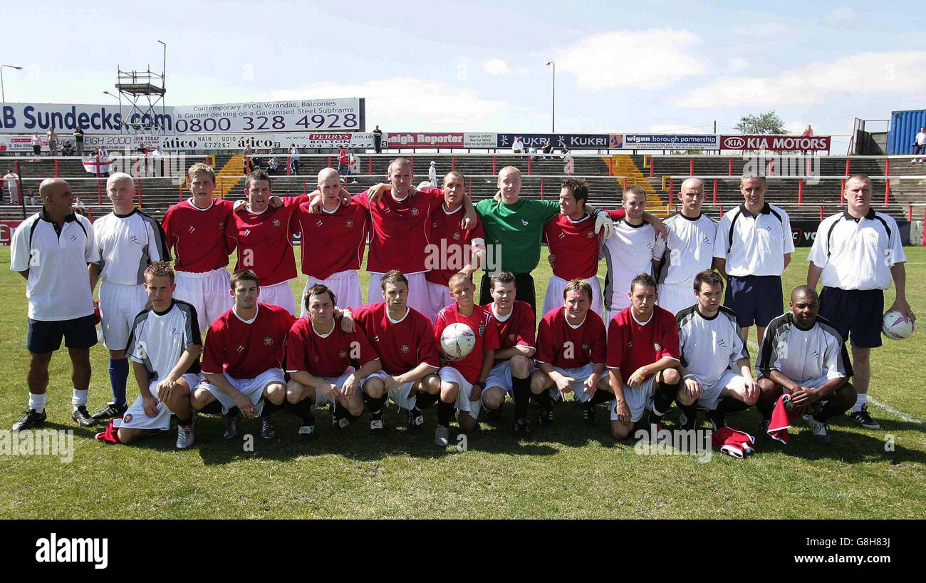 Soccer - Pre-Season Friendly - Leigh RMI v FC United of Manchester ...
