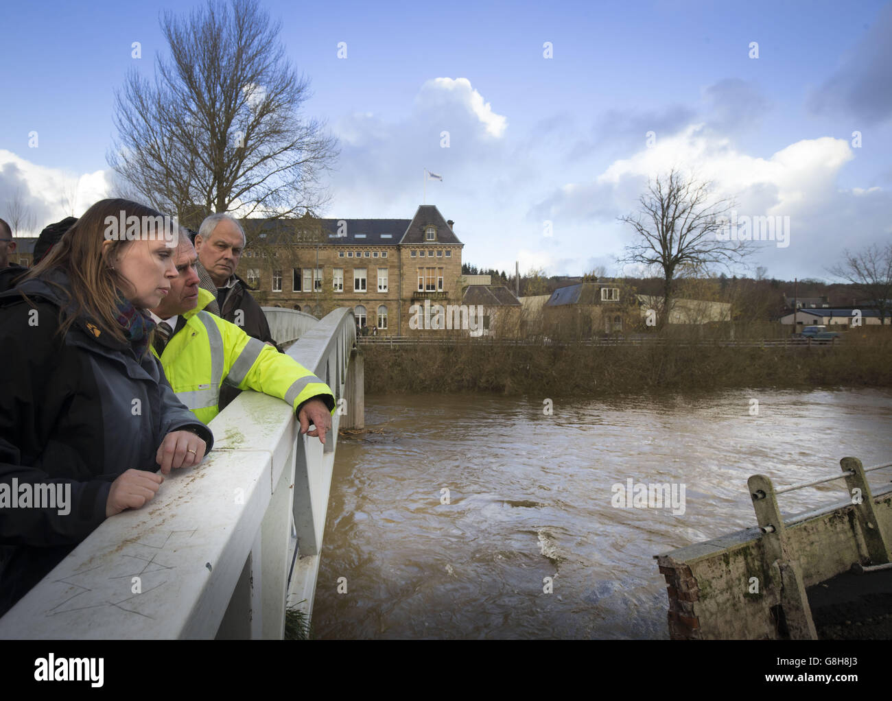 Scottish environment minister Aileen McLeod during her visit to the ...