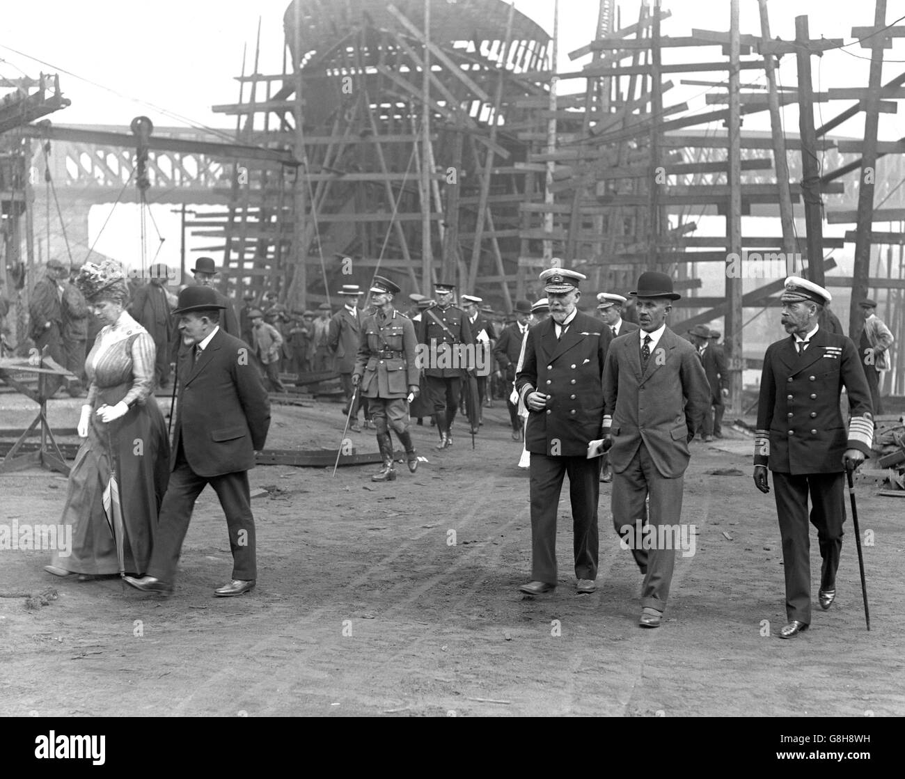King George V and Queen Mary - Sunderland Stock Photo - Alamy