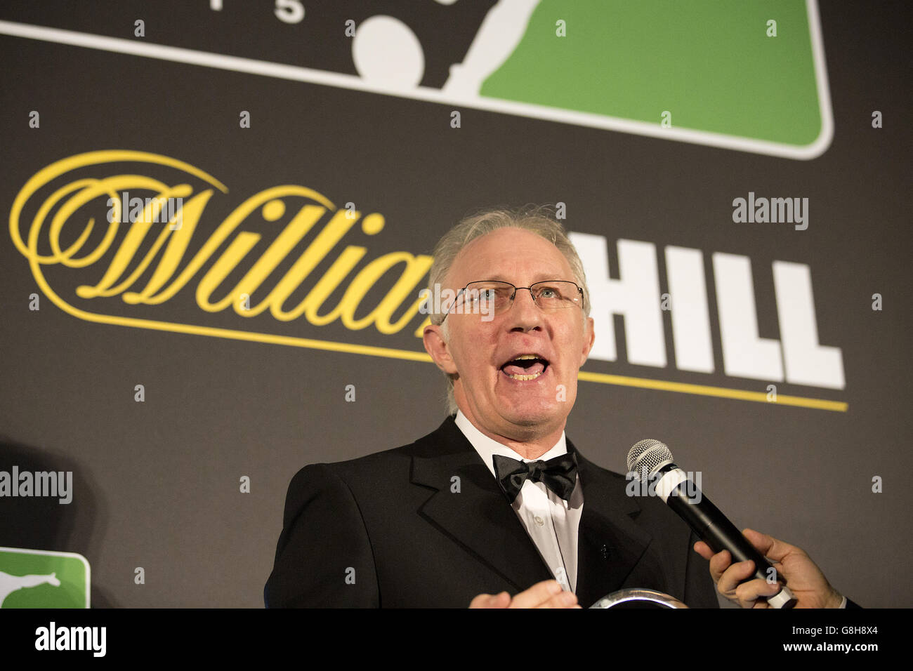 Mike Harrison from the City Gent (left) collects his award for Fanzine ...
