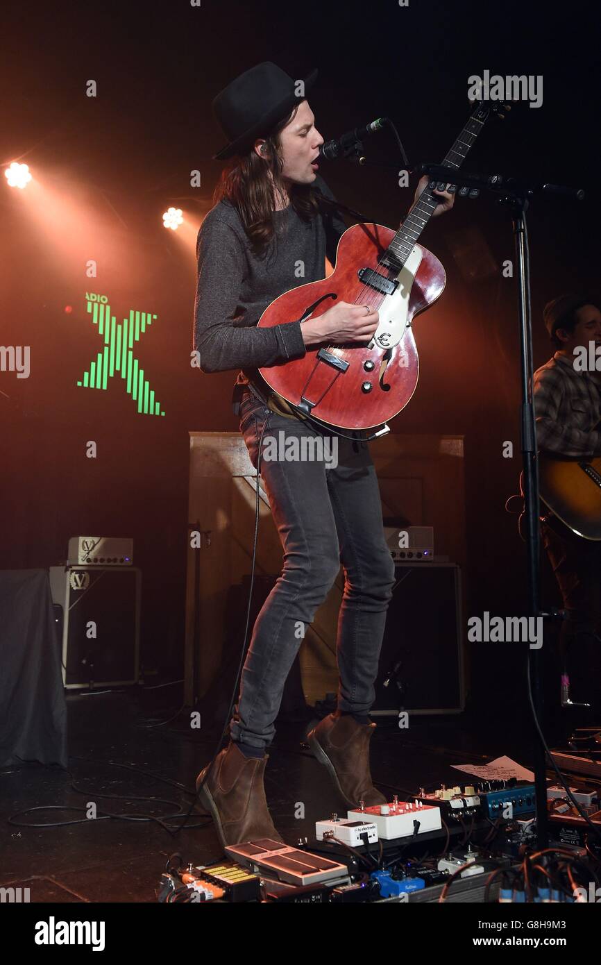 James Bay - Radio X Road Trip - Birmingham Stock Photo - Alamy