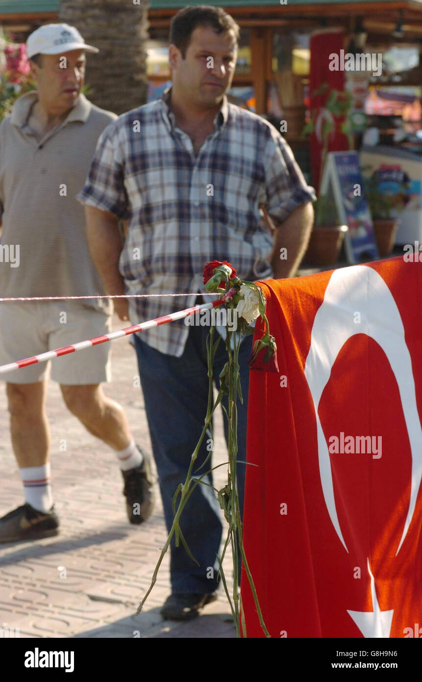 Terror terrorism bomb explosion flags flag scene turkish hi-res stock ...