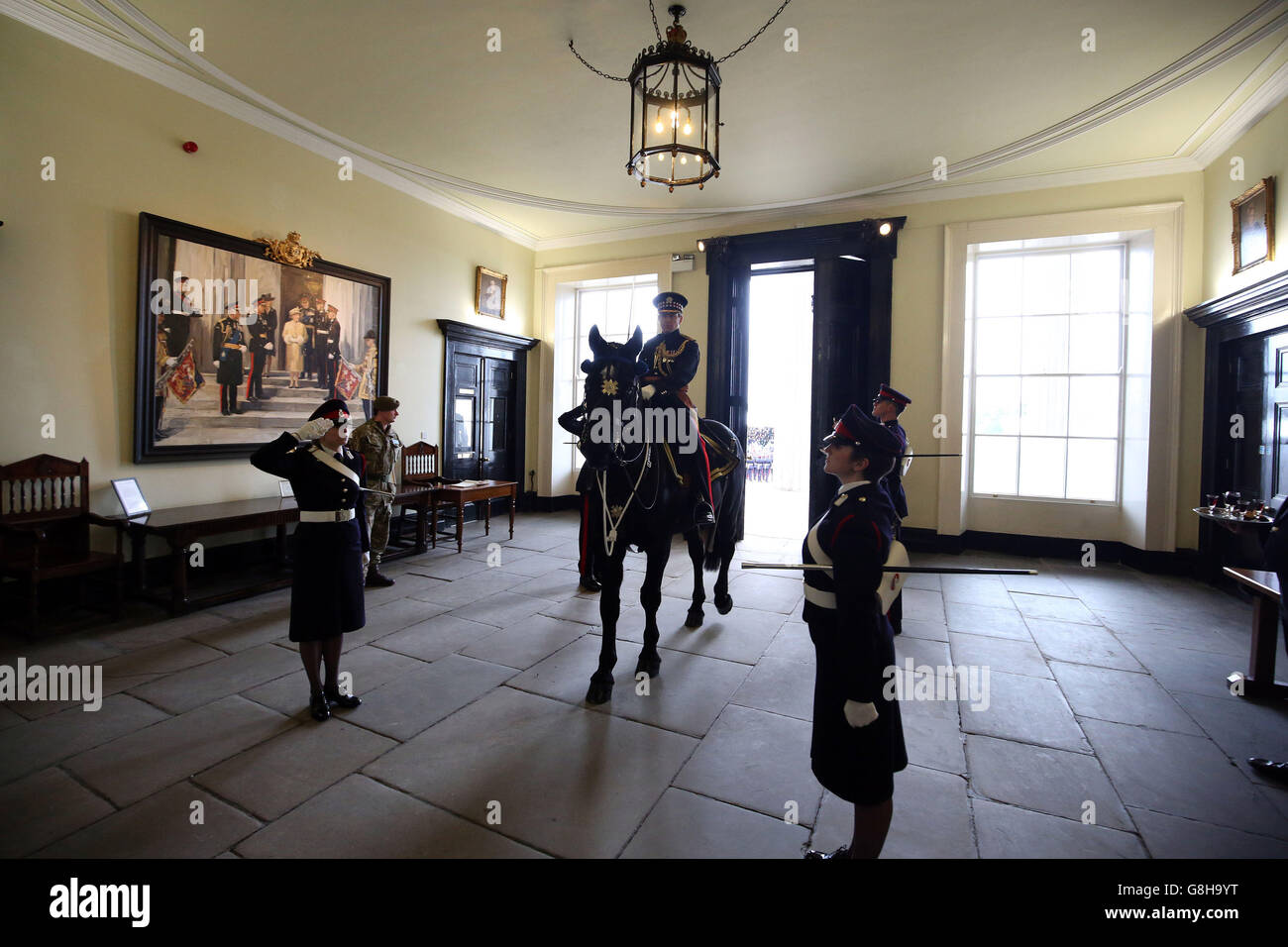 Adjutant Sandhurst Military Academy Major Peter Middlemiss Rides High ...