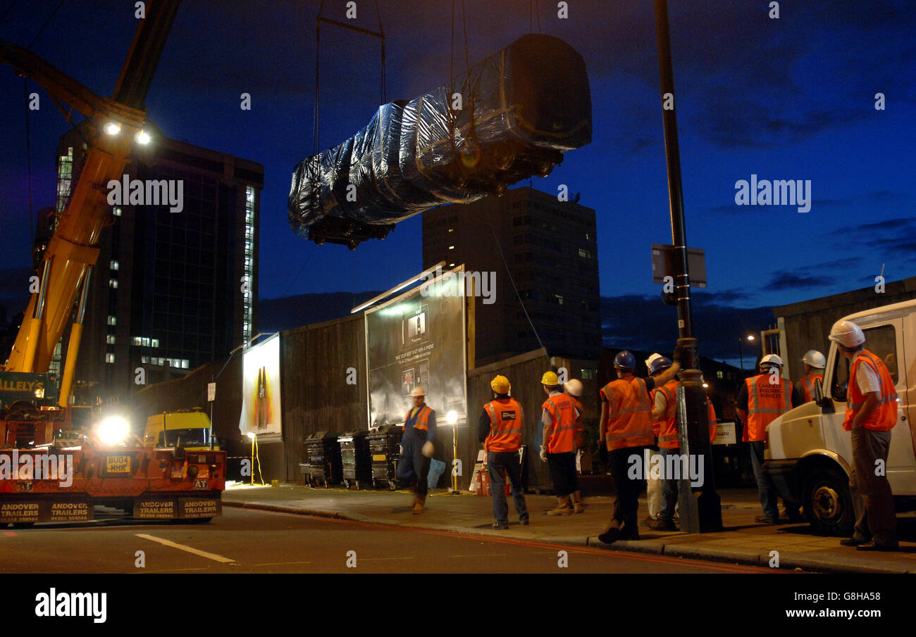 The mangled carriage (where seven people died in the terror attack near ...