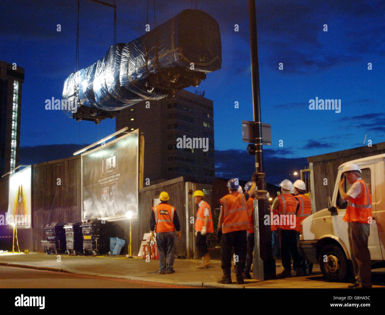 The mangled carriage (where seven people died in the terror attack near ...