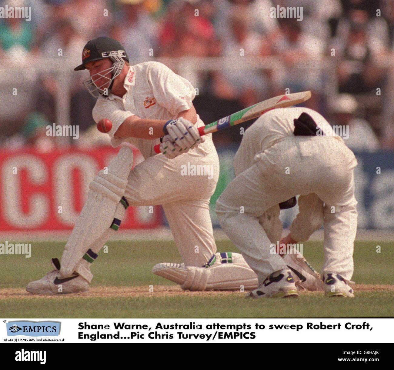 Cricket-England v Australia, 5th Test Match-Trent Bridge. Shane Warne ...