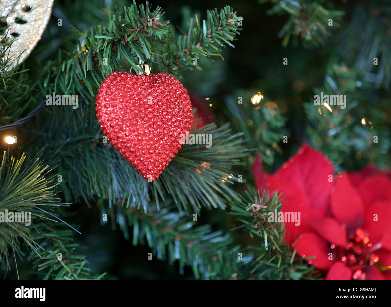 Cheltenham Races - The International - Day Two. A Christmas tree in the ...