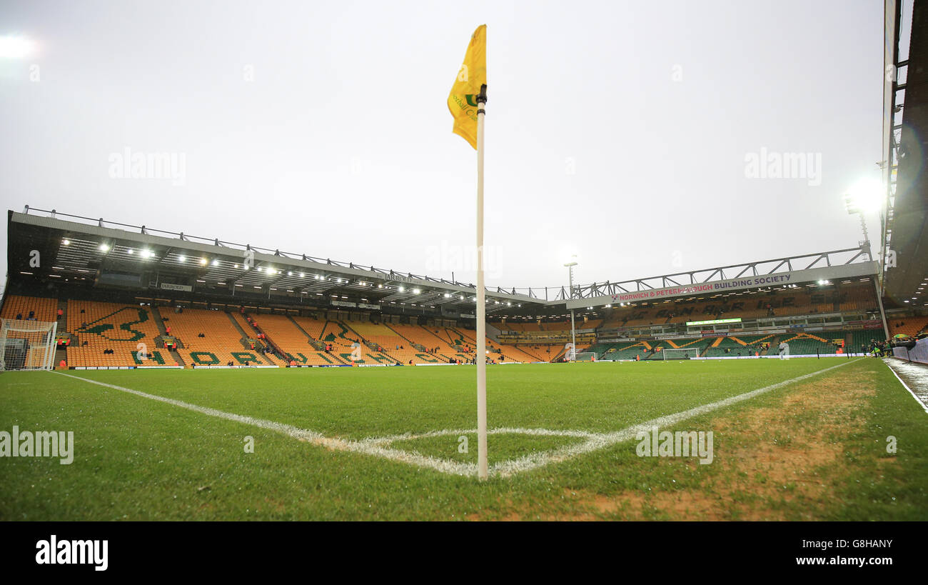 A view of inside carrow road hi-res stock photography and images - Alamy