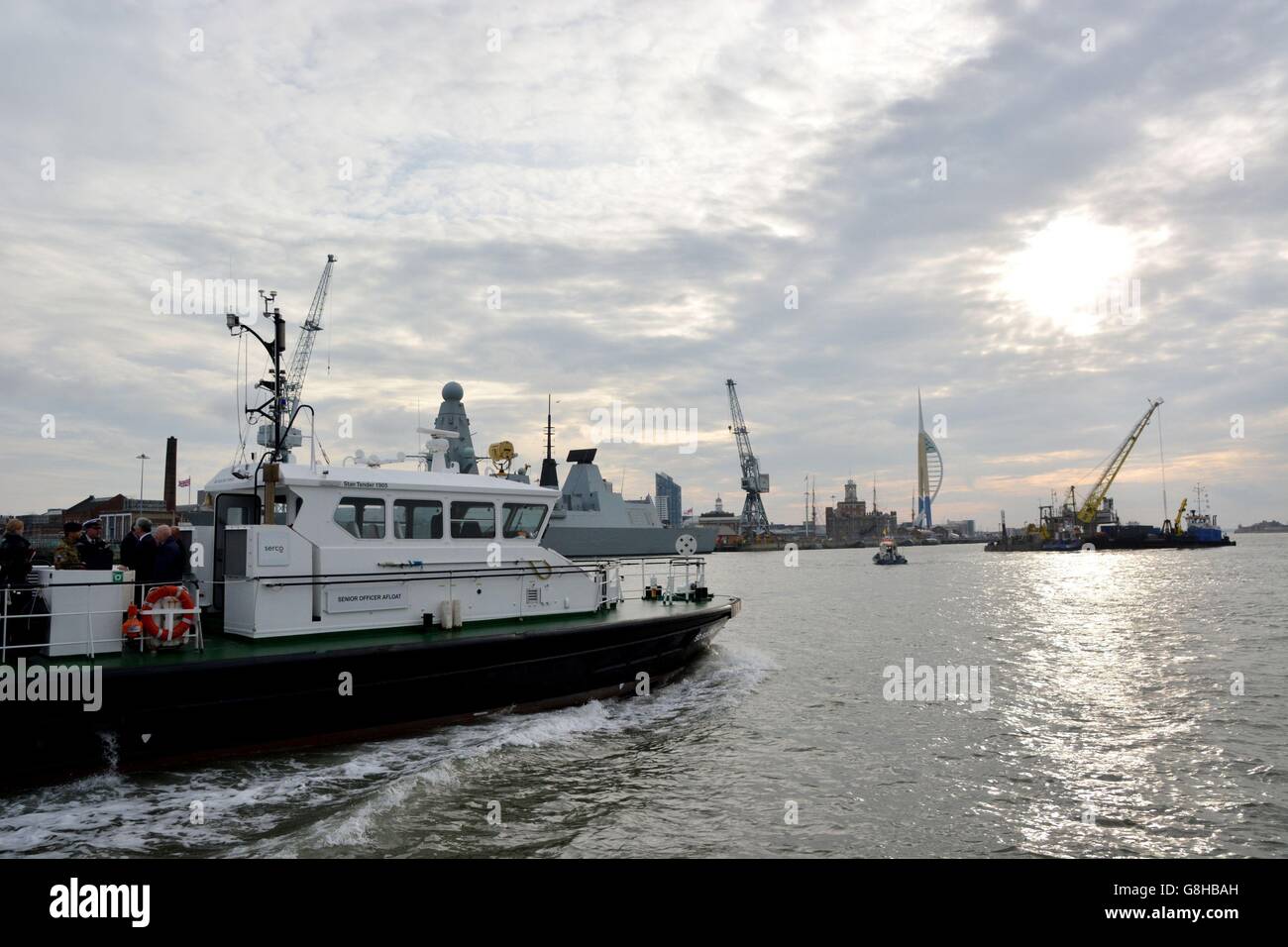 Michael Fallon visit Stock Photo - Alamy