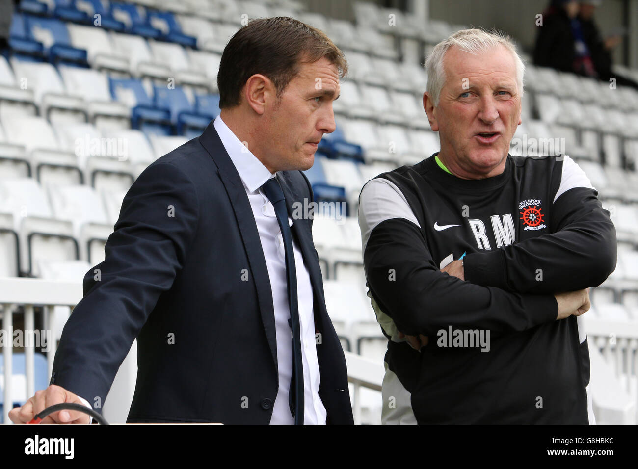 Hartlepool united manager ronnie moore hi-res stock photography and ...