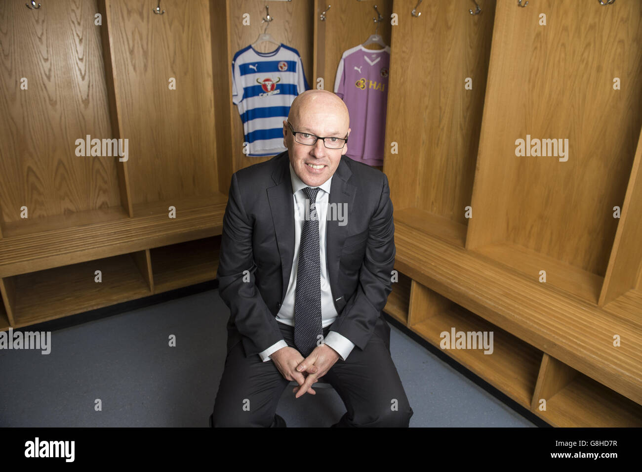 Reading Press Conference - Madejski Stadium Stock Photo - Alamy