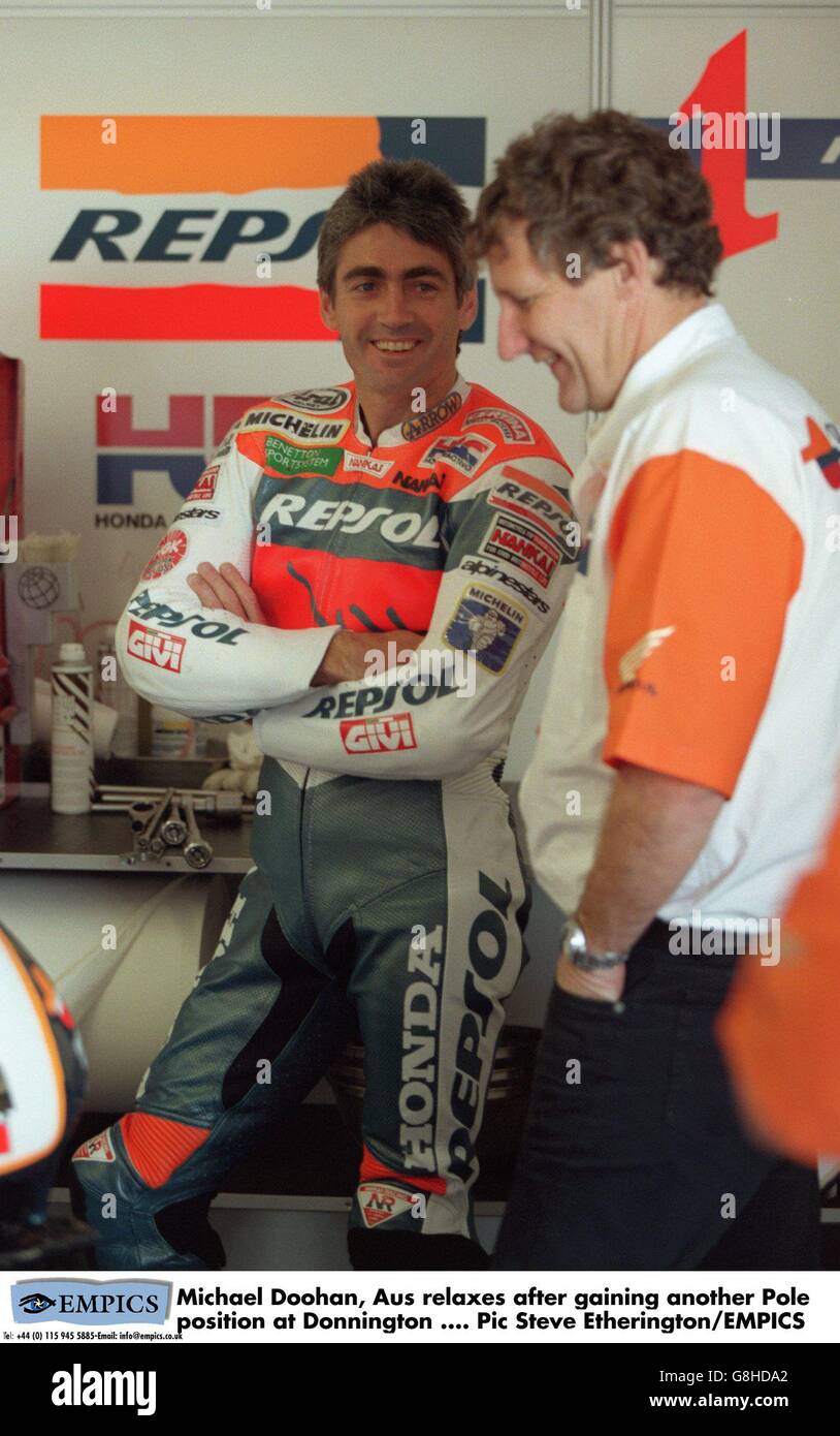 Michael Doohan, Aus relaxes after gaining another Pole position at ...