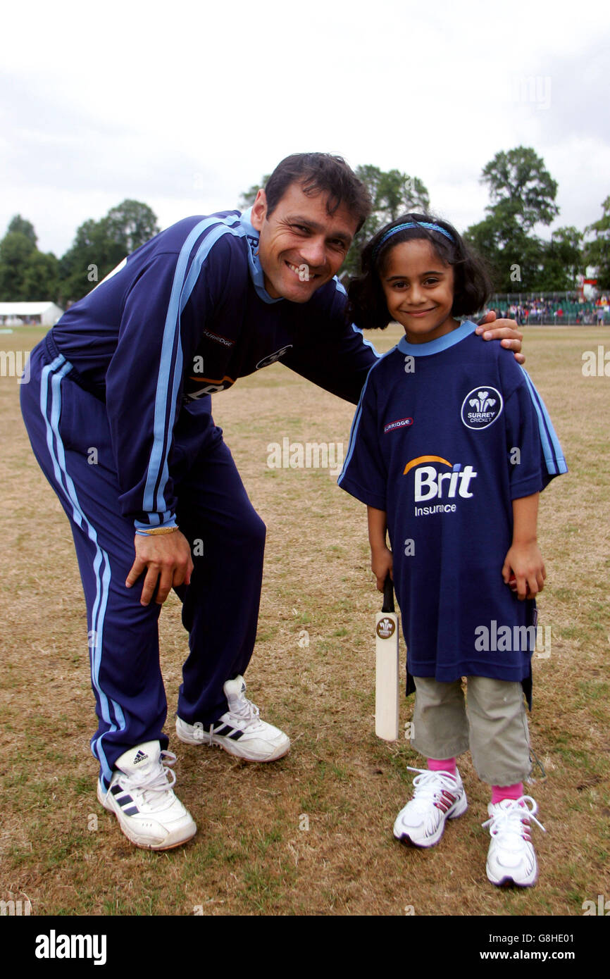 Surrey lions mark ramprakash a young mascot hi-res stock photography ...