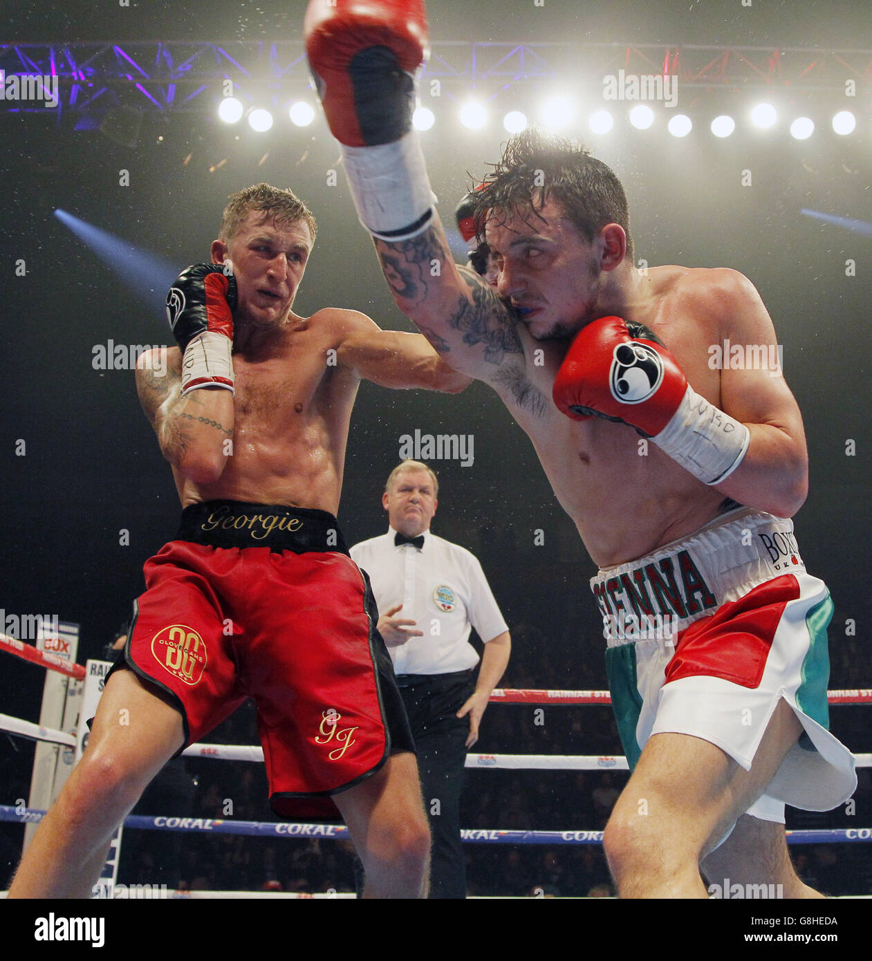 Boxing - Manchester Arena Stock Photo - Alamy