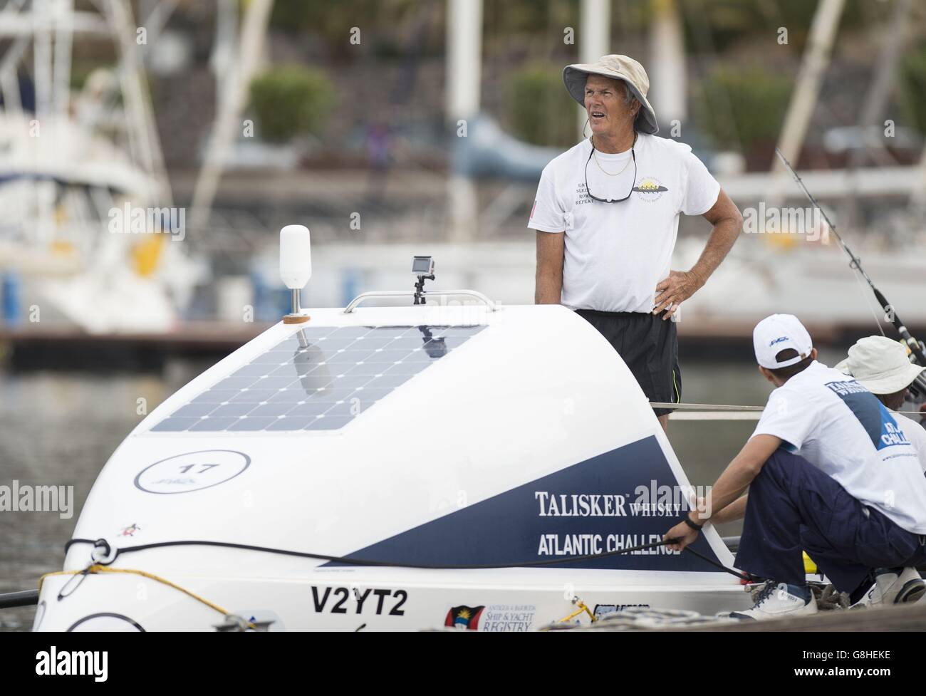 Dr. Nicholas Fuller of team Wadadlli before the start the Talisker ...