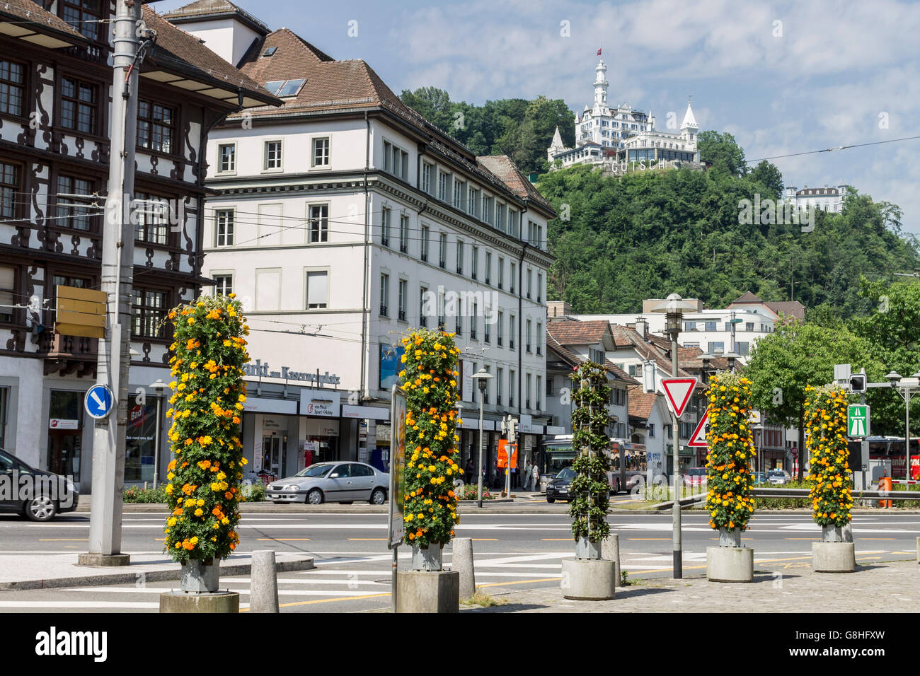 Typical sign lucerne hi-res stock photography and images - Alamy