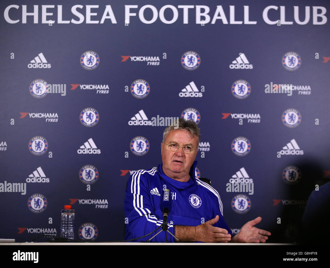 Chelsea Press Conference - Cobham Training Ground Stock Photo - Alamy