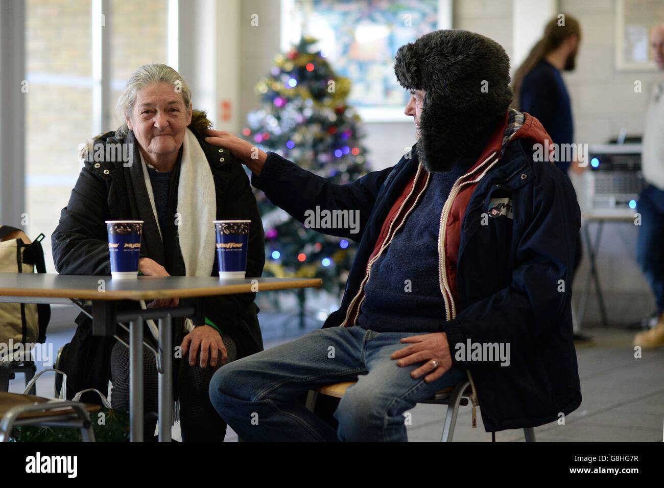 Homelessness over Christmas Stock Photo - Alamy