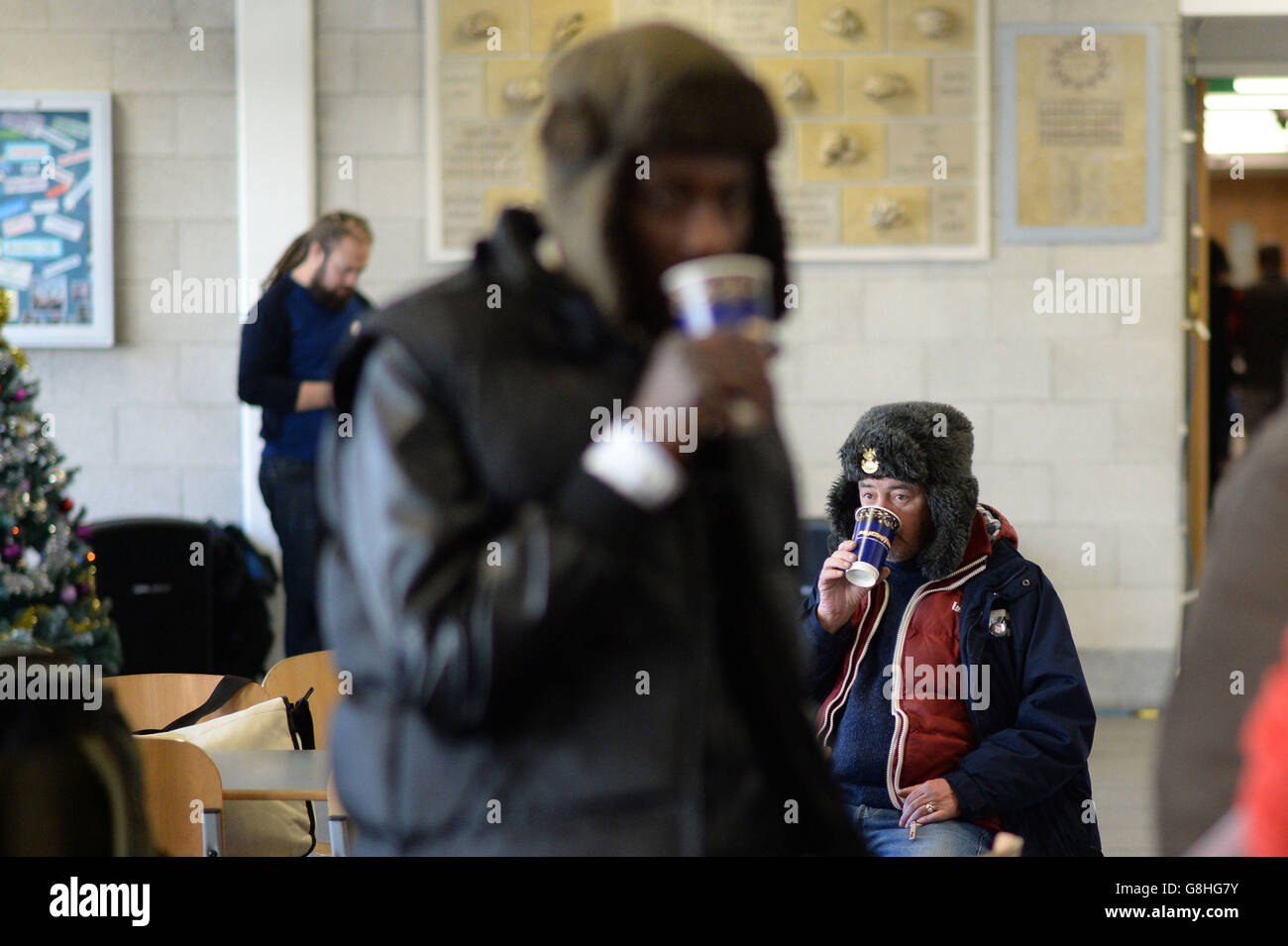 Homelessness over Christmas Stock Photo - Alamy